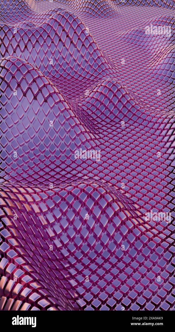 Mesh waves undulating grid patterns hi-res stock photography and images ...