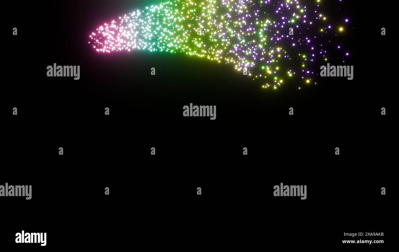 Modern particle art hi-res stock photography and images - Alamy