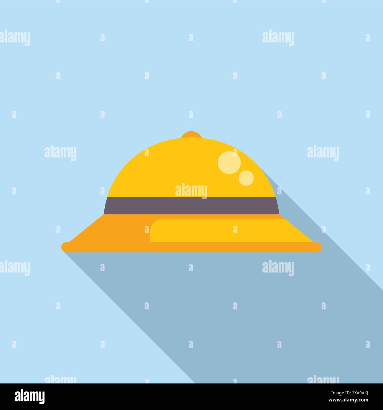 Yellow pith helmet, perfect for keeping cool while exploring tropical ...