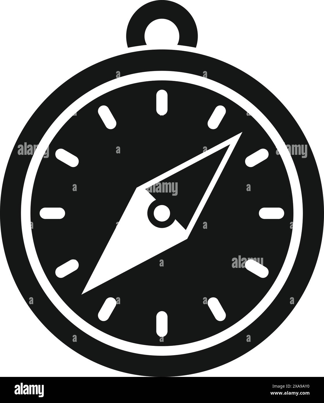 Simple compass pointing north, helping people navigate Stock Vector ...