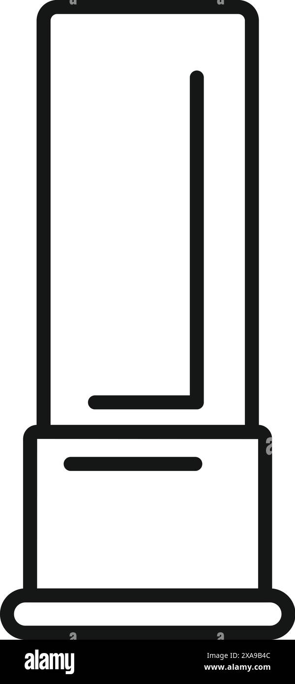 Simple, bold line drawing of an office water cooler, perfect for ...