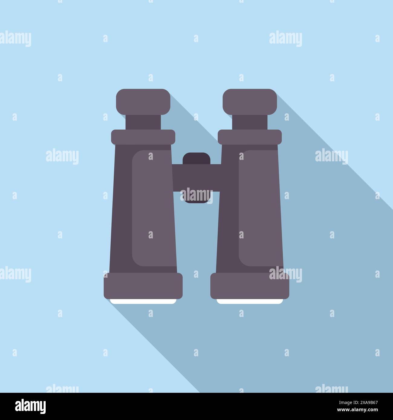 Exploring the distance with binoculars, observing, discovering, and ...