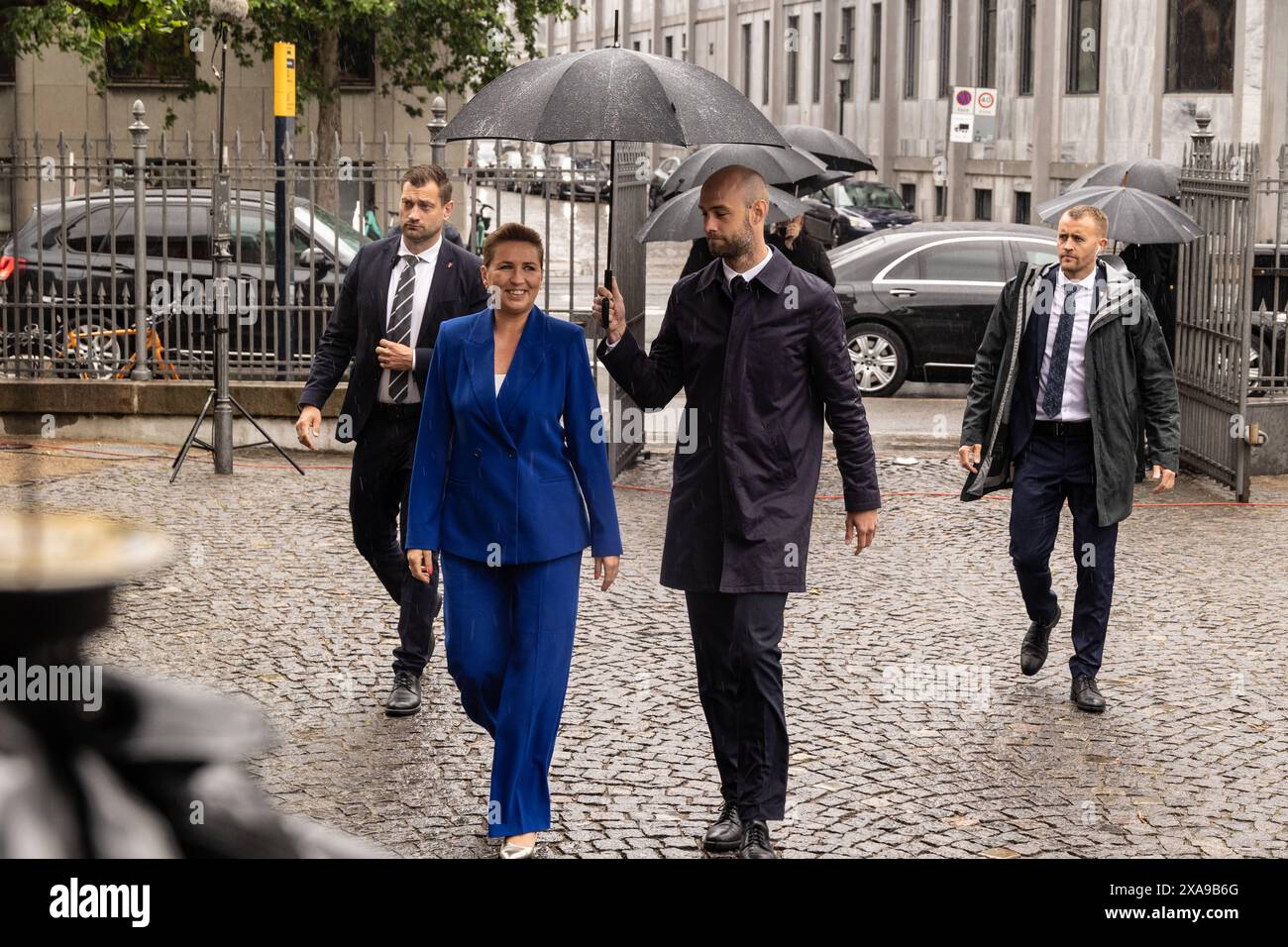 Prime Minister and Chairwoman of the Social Democratic Party Mette ...