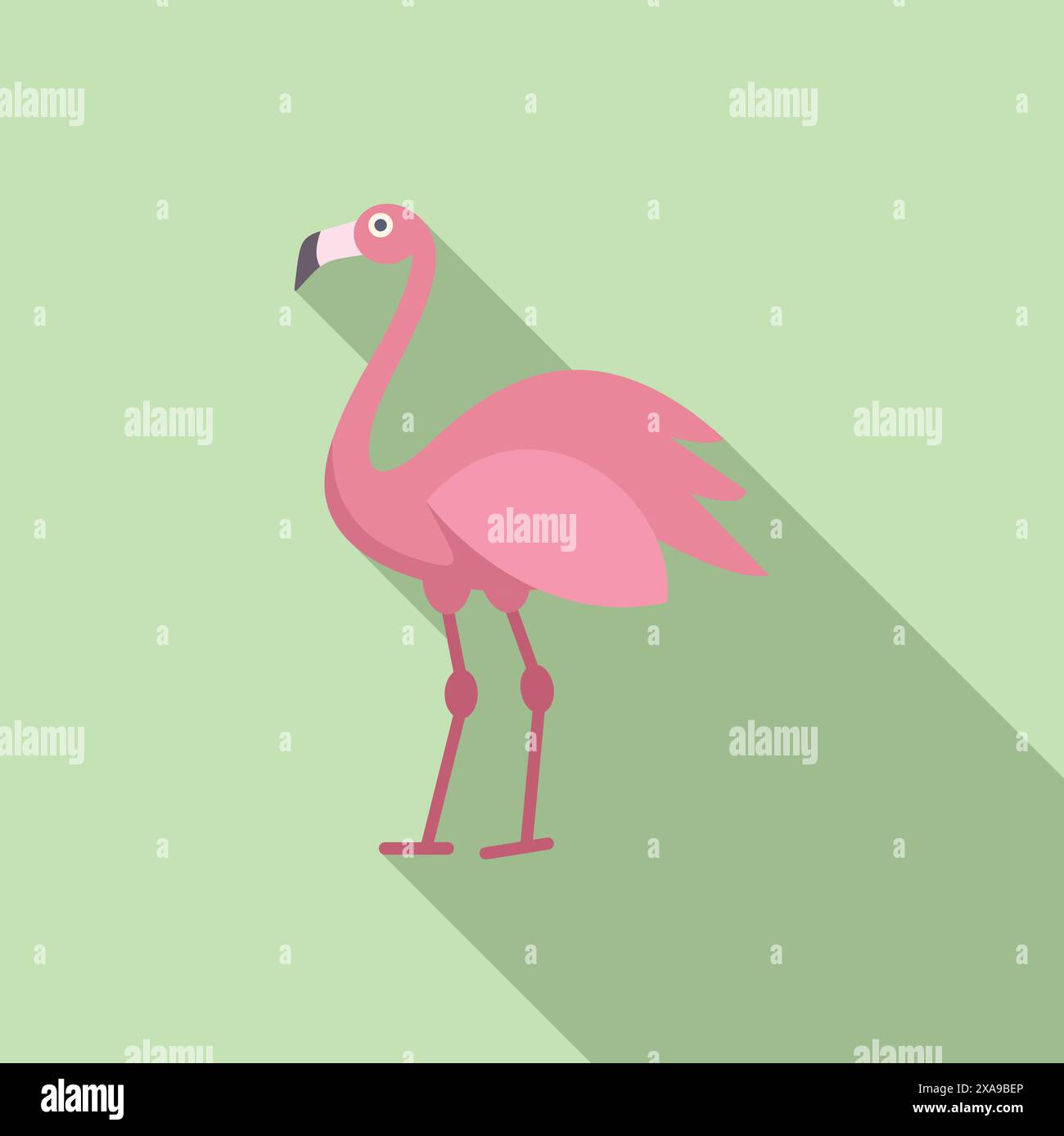 Flamingo side view Stock Vector Images - Alamy