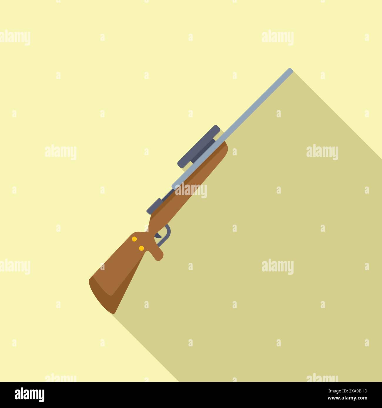 Classic hunting rifle is laying down, embodying the spirit of hunting ...