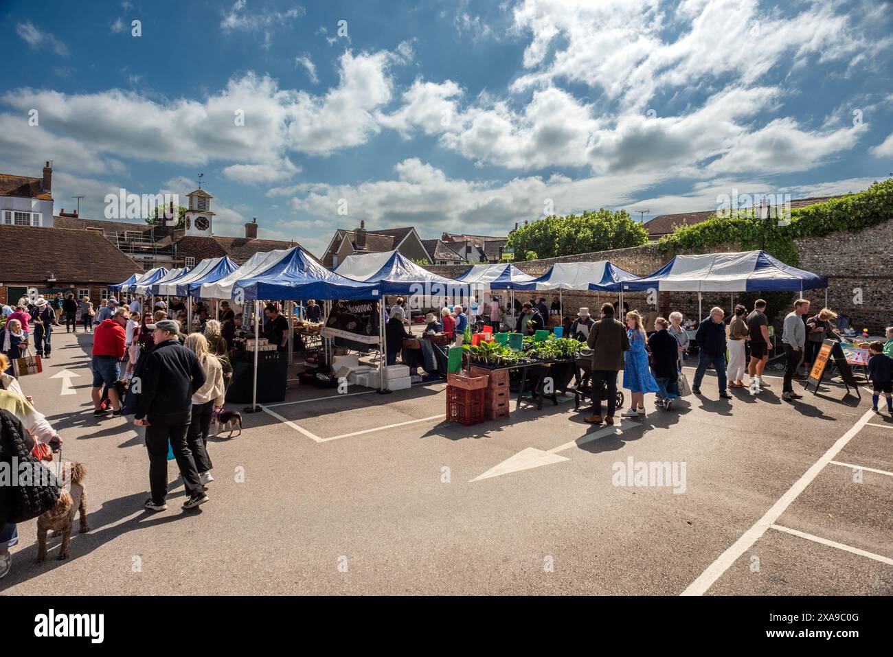 Steyning, June 1st 2024: Steyning Farmer's Market, held on the first ...