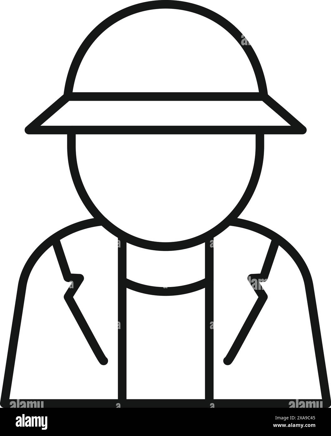 Wanderer wearing Stock Vector Images - Alamy