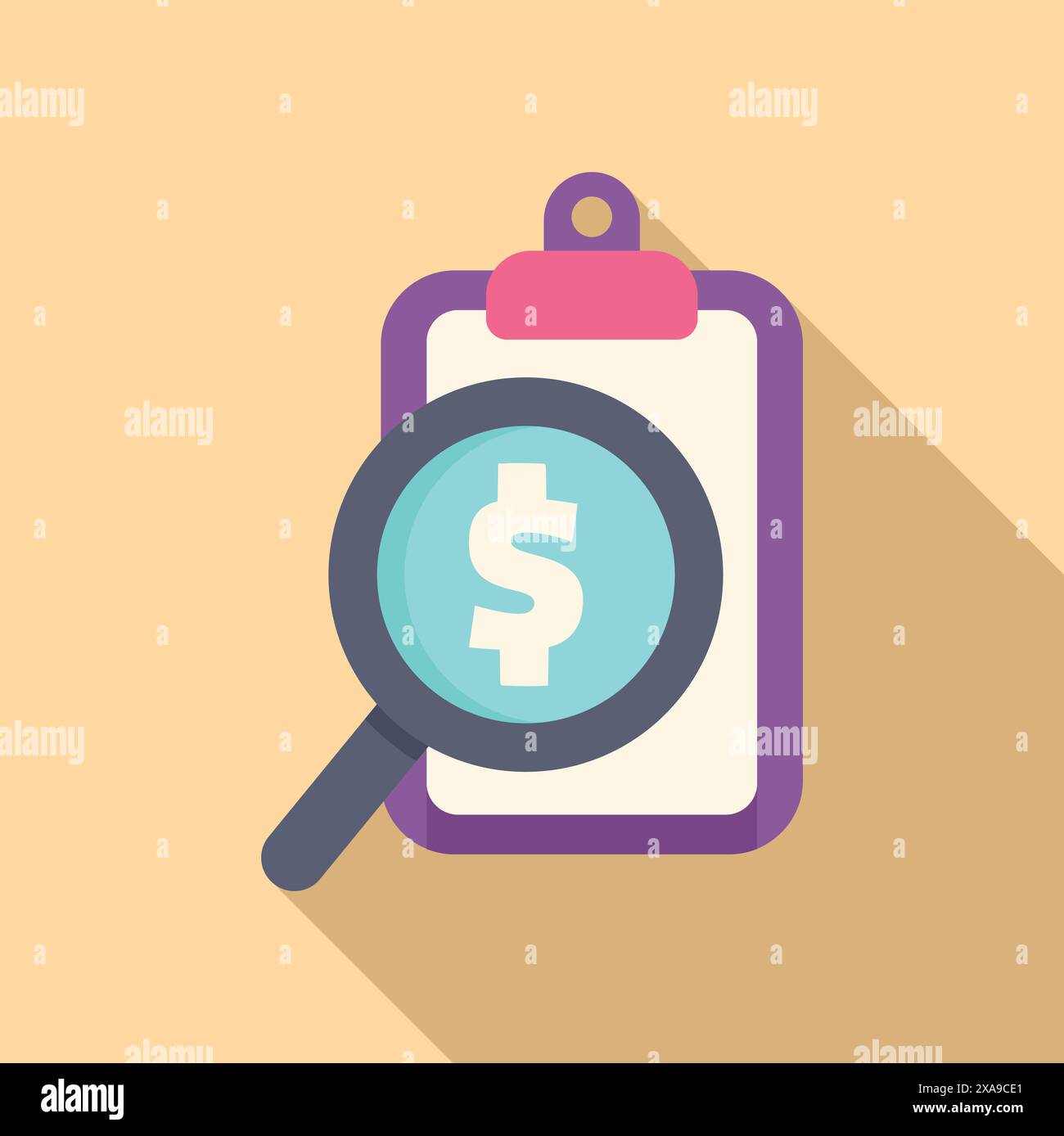 Magnifying glass is being used to carefully examine a document for ...