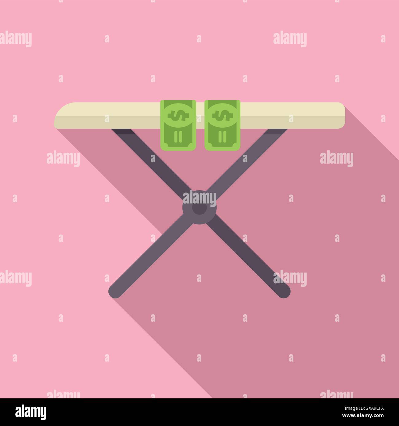 Symbolizing illegal financial operations, hiding cash, and the risks of ...