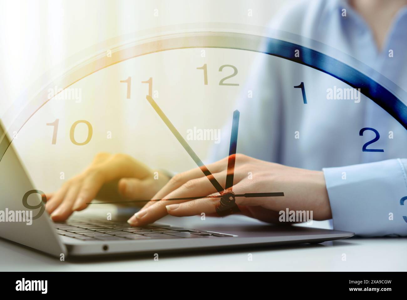 Illustration time management concept hi-res stock photography and ...