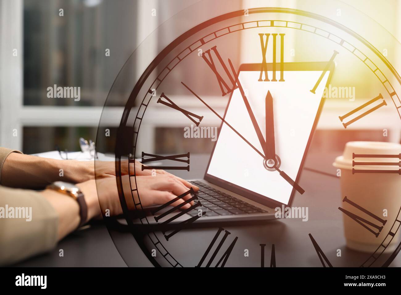 Illustration time management concept hi-res stock photography and ...
