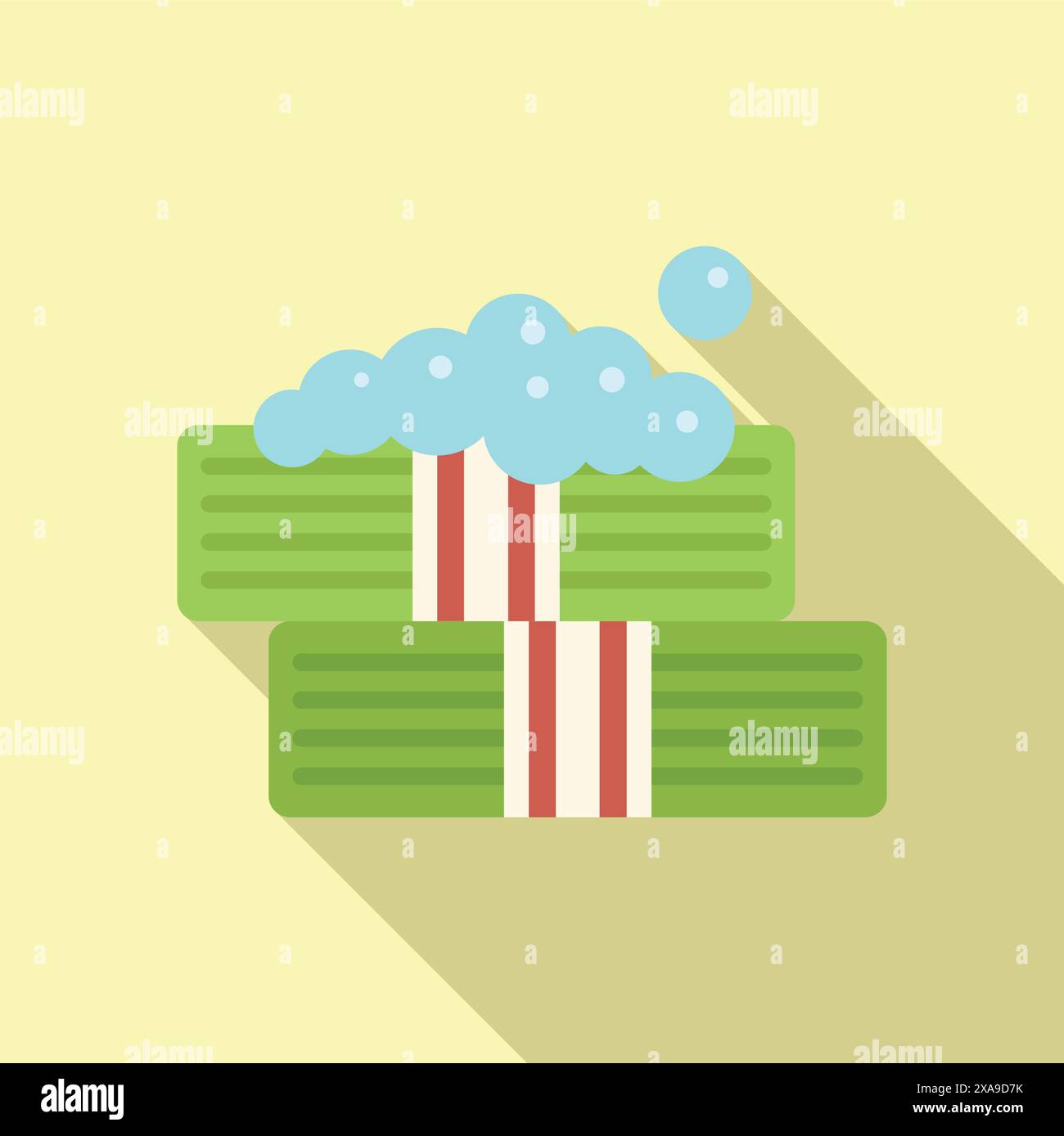 Illustration of a clean money laundering concept in the american ...