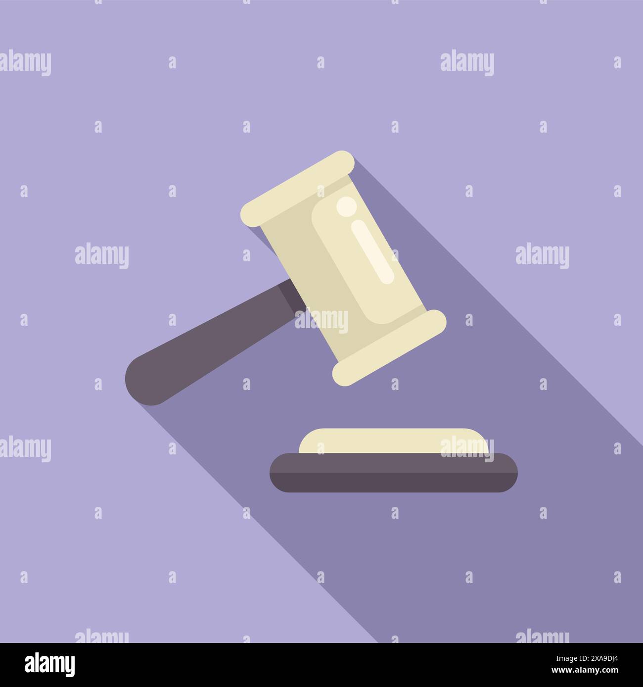 Judge is presiding over a courtroom, bringing down their gavel as they ...