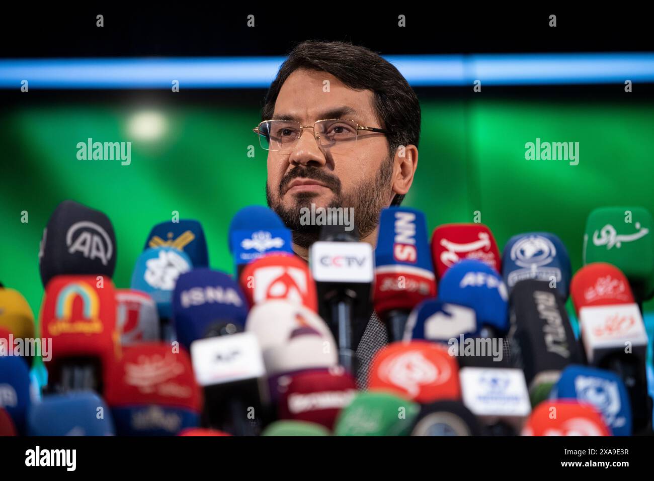 Tehran, Iran. 03rd June, 2024. Minister of Roads and Urban Development ...