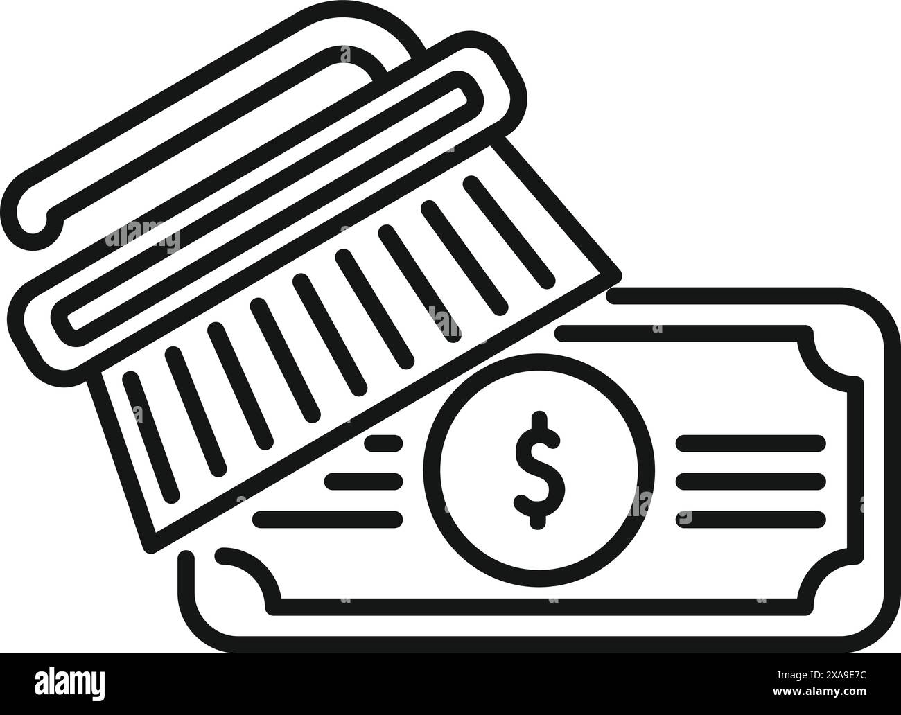 Representing the concept of money laundering using a brush scrubbing a ...