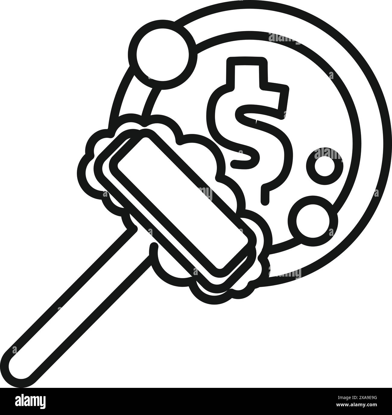 Depicting the concept of cleaning dirty money, representing money ...