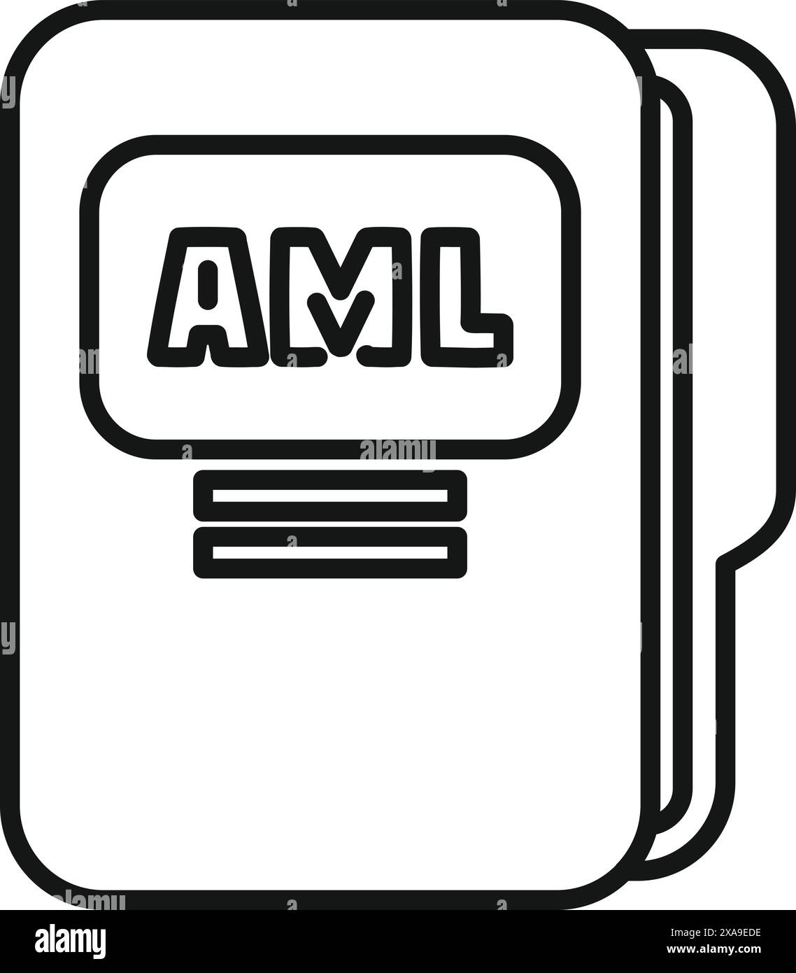 Aml file system for storing, organizing and managing documents Stock ...