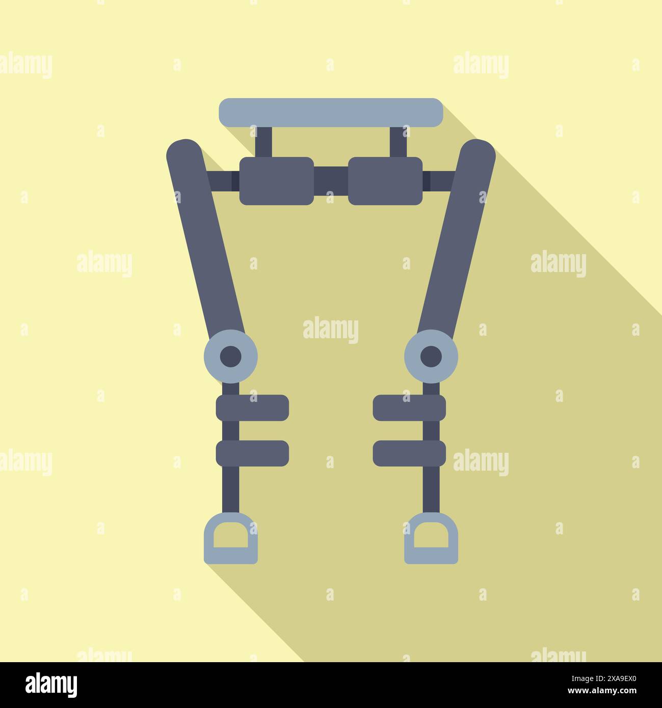 Cutting edge modern exoskeleton bionics technology, a futuristic ...