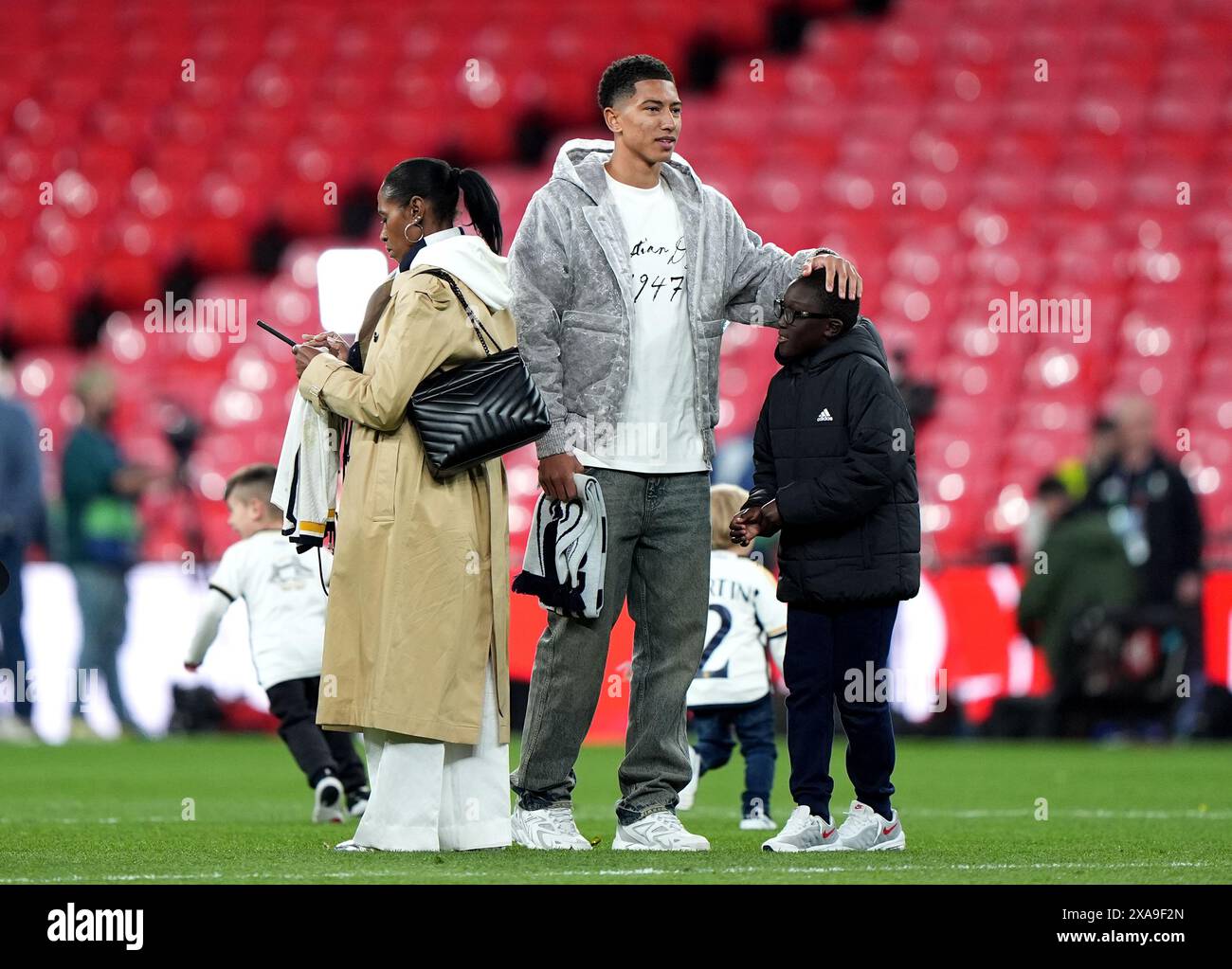 Jobe Bellingham, the brother of Real Madrid's Jude Bellingham, at the ...