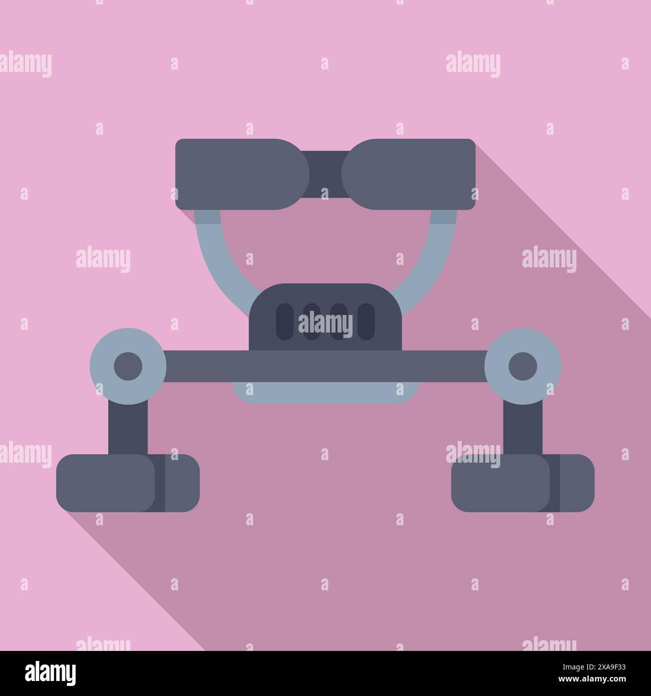 Abdominal crunch machine for exercising abdominal muscles Stock Vector ...