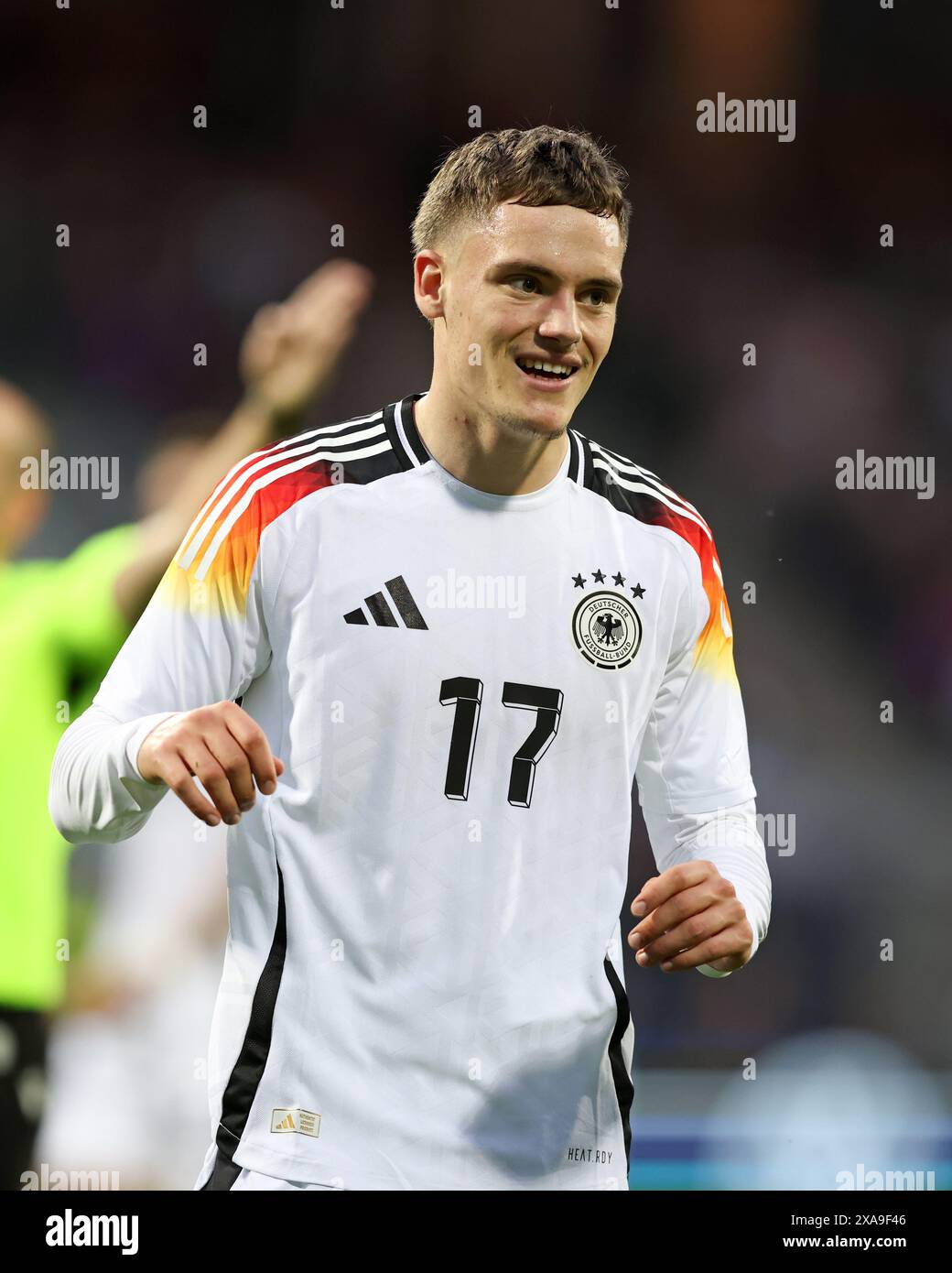 NUREMBERG, GERMANY - JUNE 03: Florian Wirtz of Germany reacts during ...