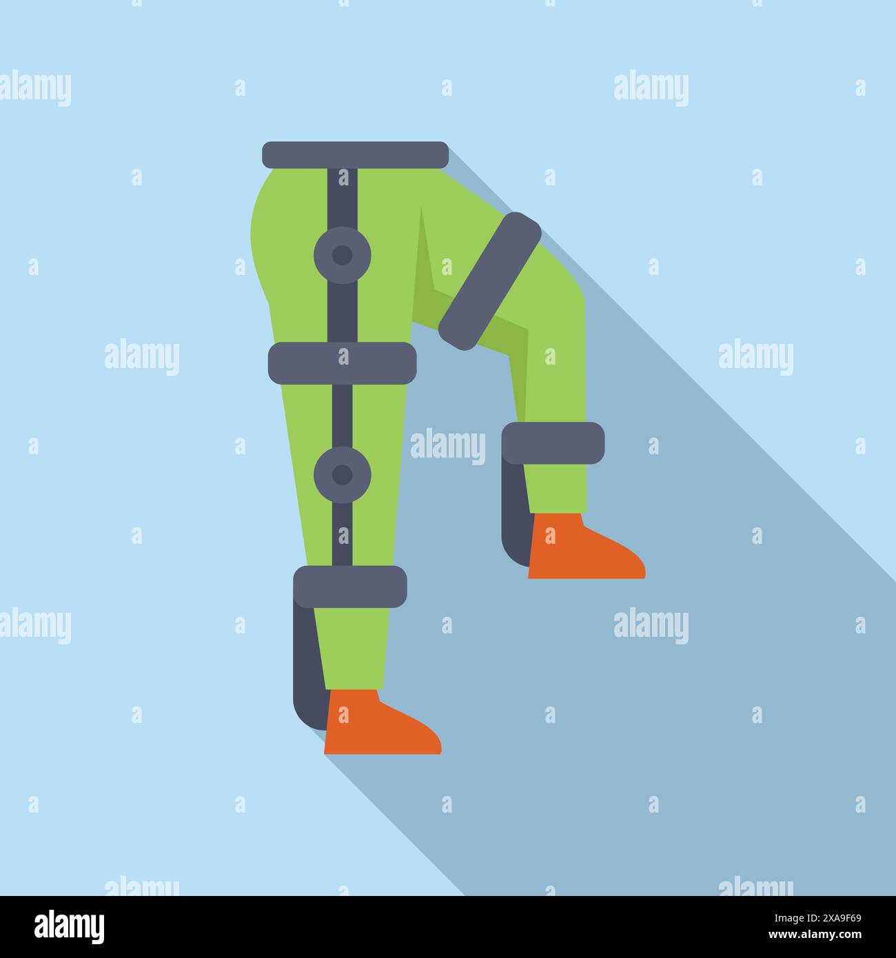 Exoskeleton device walking Stock Vector Images - Alamy