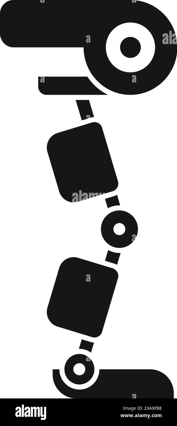 Modern futuristic artificial limb technology for prosthetic leg ...