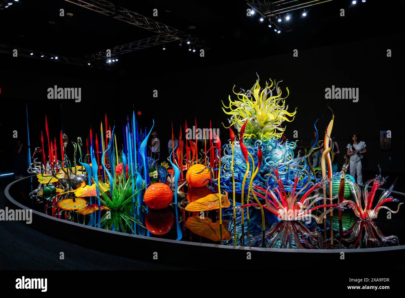 Biltmore Estate, Ashvellie, North Carolina, USA - Chihuly Exhibition is ...