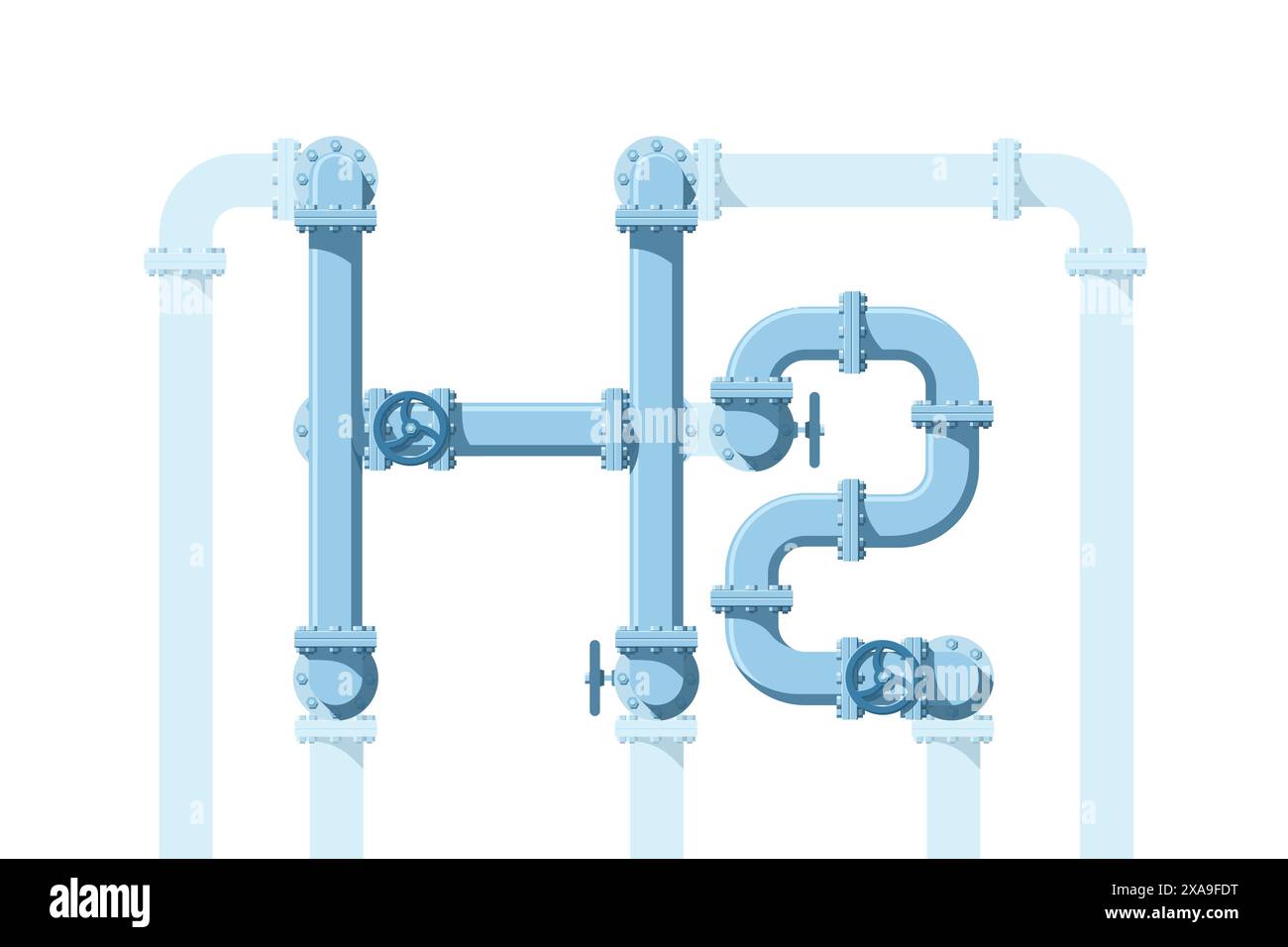 H2 formula Stock Vector Images - Alamy