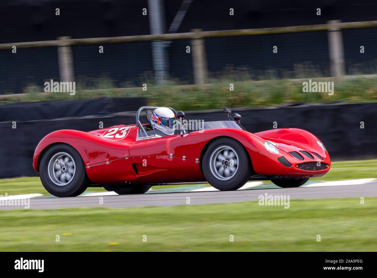 Simon Ashworth in his 1963 Marina Rolls-Royce during the Surtees Trophy ...