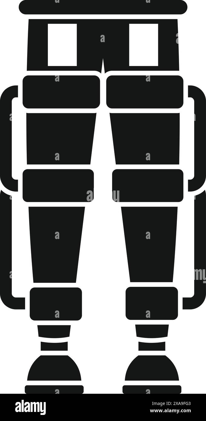 Exoskeleton pants helping construction workers lift heavy objects Stock ...