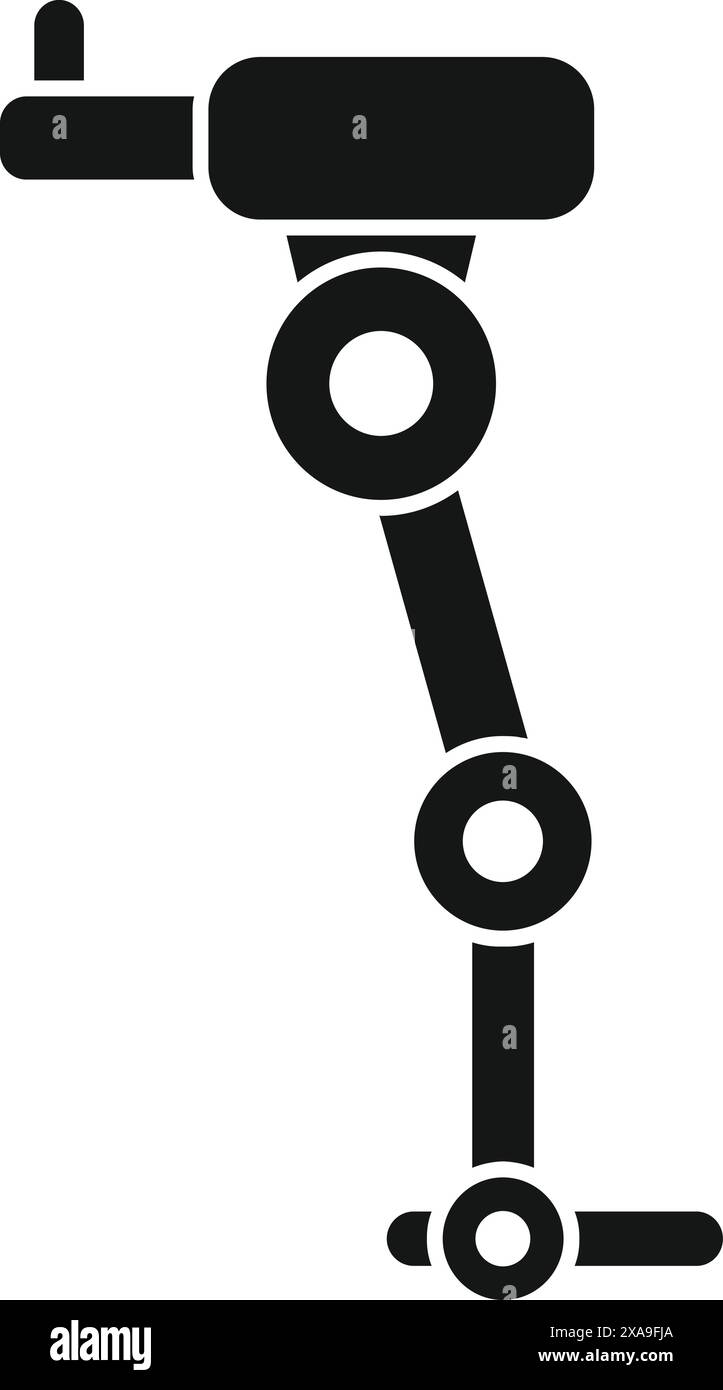 Robotic arm moving on an assembly line, representing automation in ...