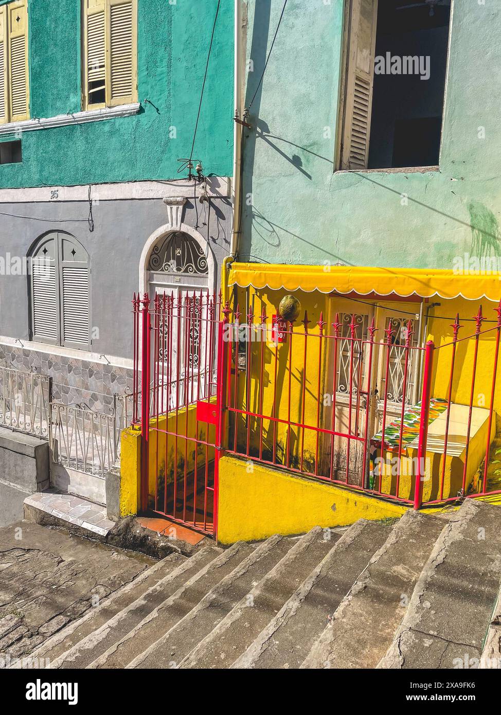 Escadaria Selarón. Beautiful stairs with hand-painted tiles in Lapa ...