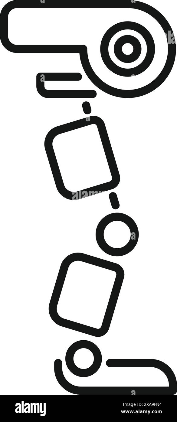 Icon robotic mobility Stock Vector Images - Alamy