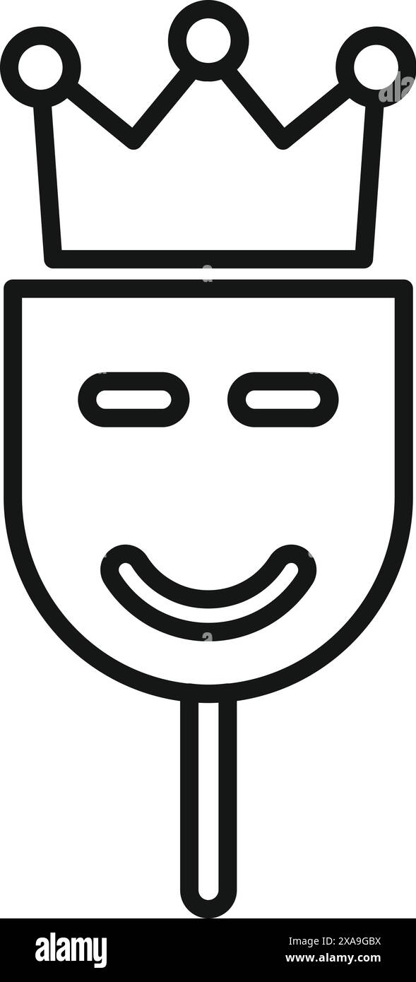The king of comedy Stock Vector Images - Alamy