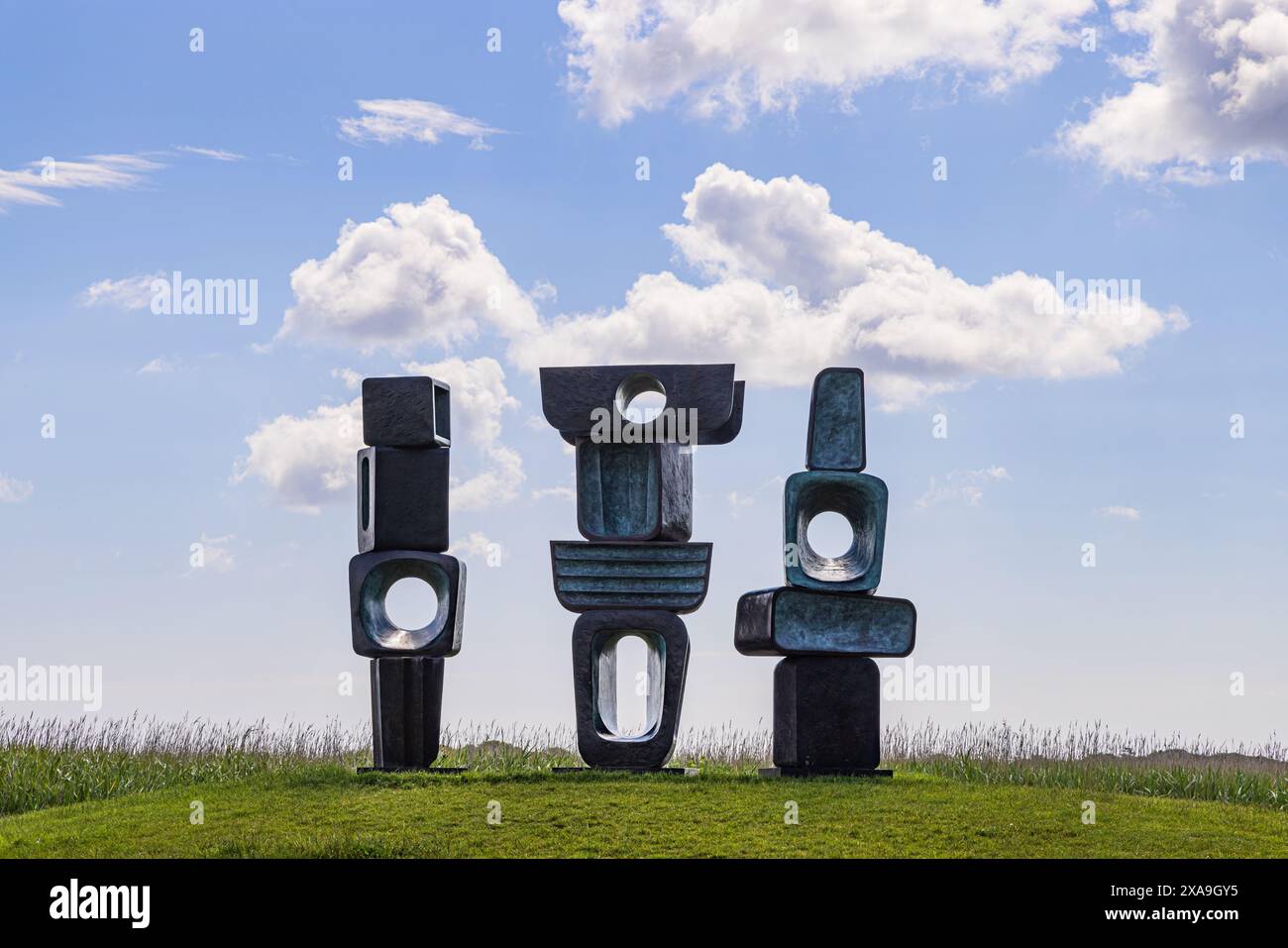The Family of Man sculpture by Barbara Hepworth, installed as memorial ...