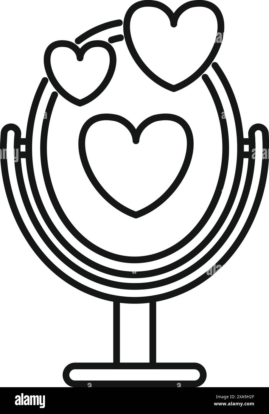 Simple depiction of self love and acceptance Stock Vector Image & Art ...