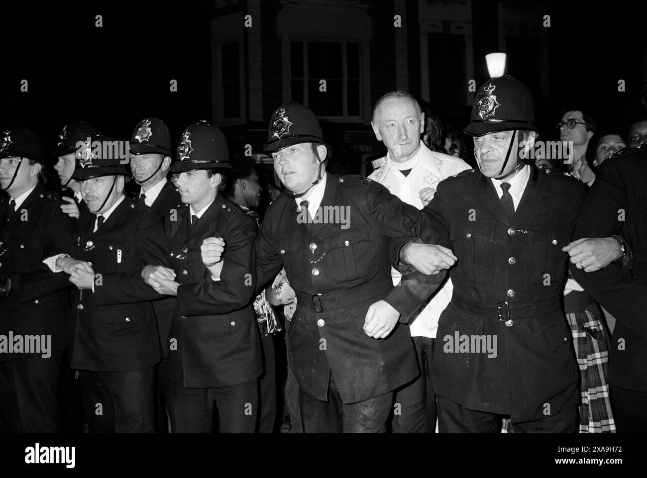 Notting Hill carnival riot, August Bank Holiday Monday August. 1979 ...