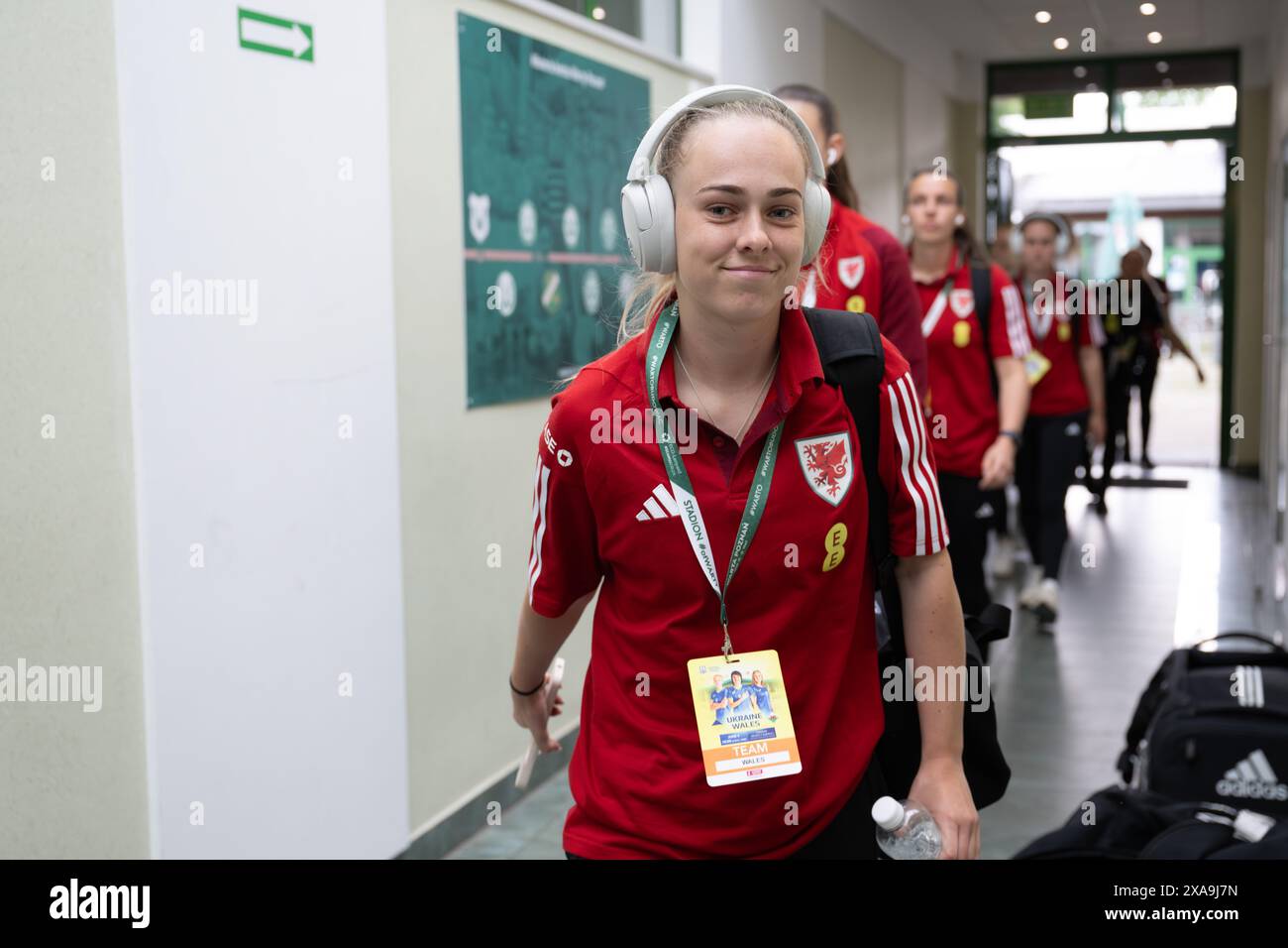 POZNAN, POLAND - 04 JUNE 2024: Wales' Ellen Jones during the UEFA Women ...