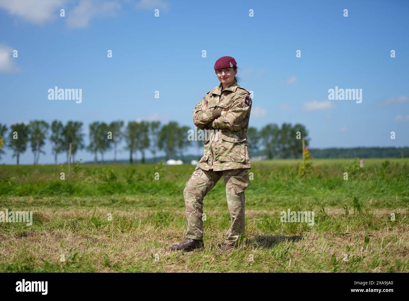 Lance Corporal Addy Carter, the first female to pass the Parachute ...