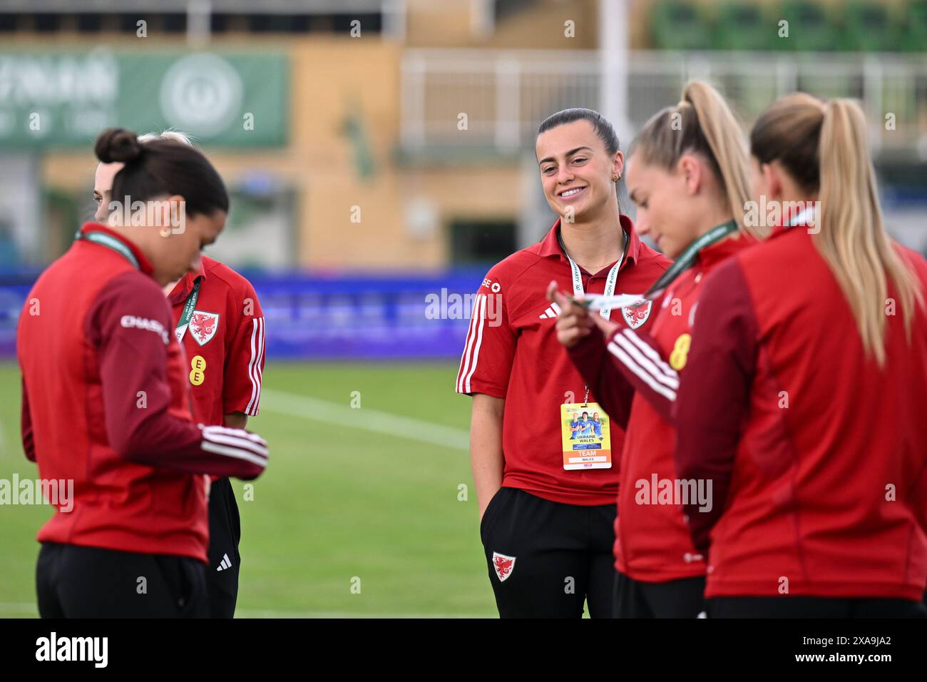 POZNAN, POLAND - 04 JUNE 2024: Wales' Ella Powell during the UEFA Women ...