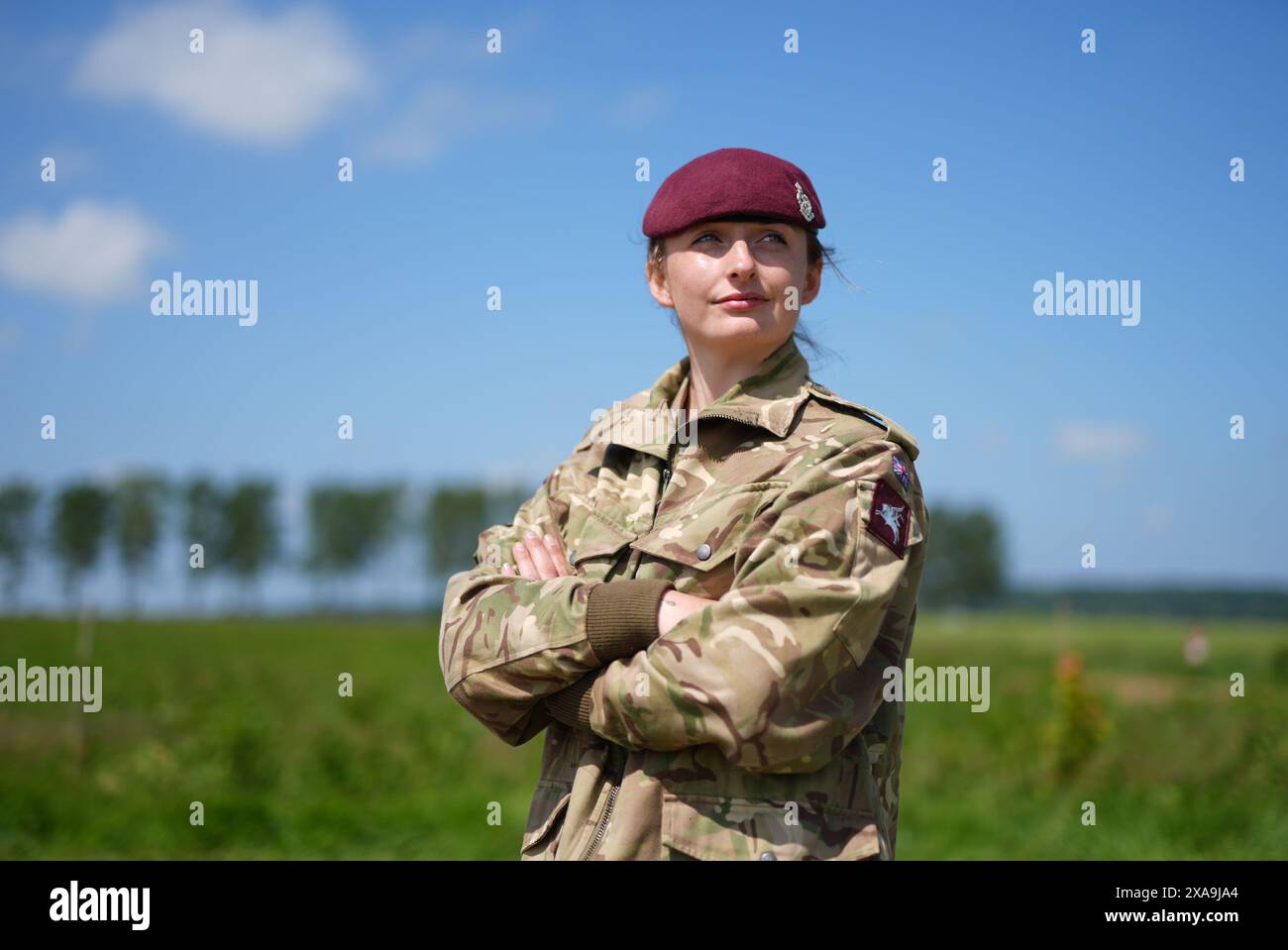 Lance Corporal Addy Carter, the first female to pass the Parachute ...