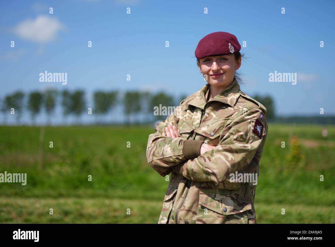 Lance Corporal Addy Carter, the first female to pass the Parachute ...