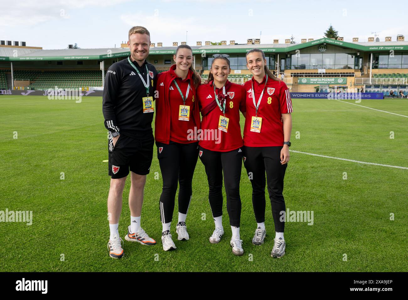 POZNAN, POLAND - 04 JUNE 2024: Wales Goalkeeper Coach Tom Pressman ...
