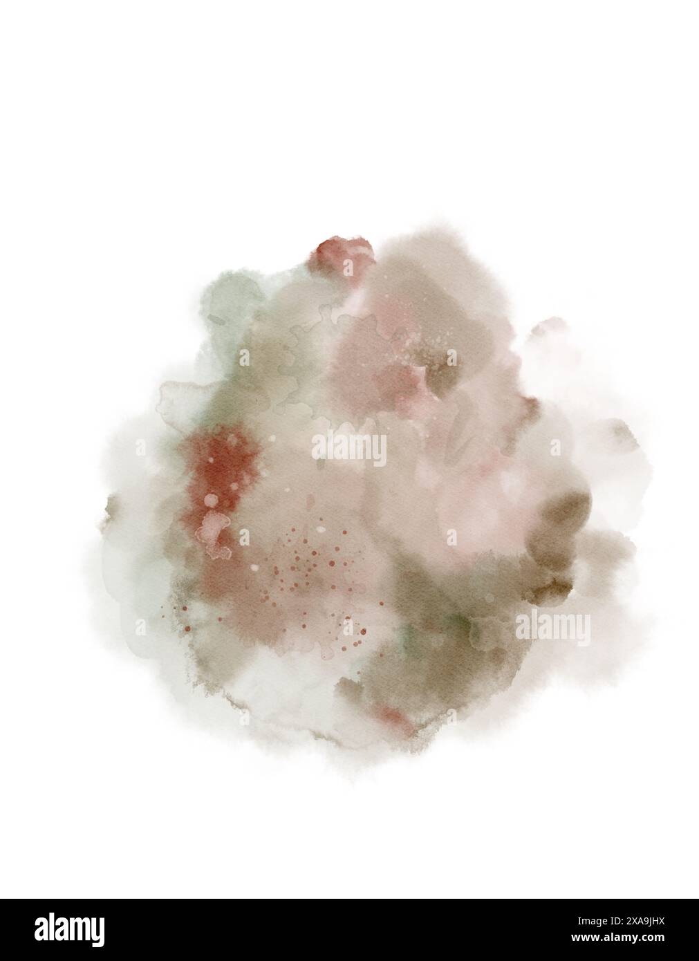 Soft watercolor abstract background with earthy tones. Perfect for art ...