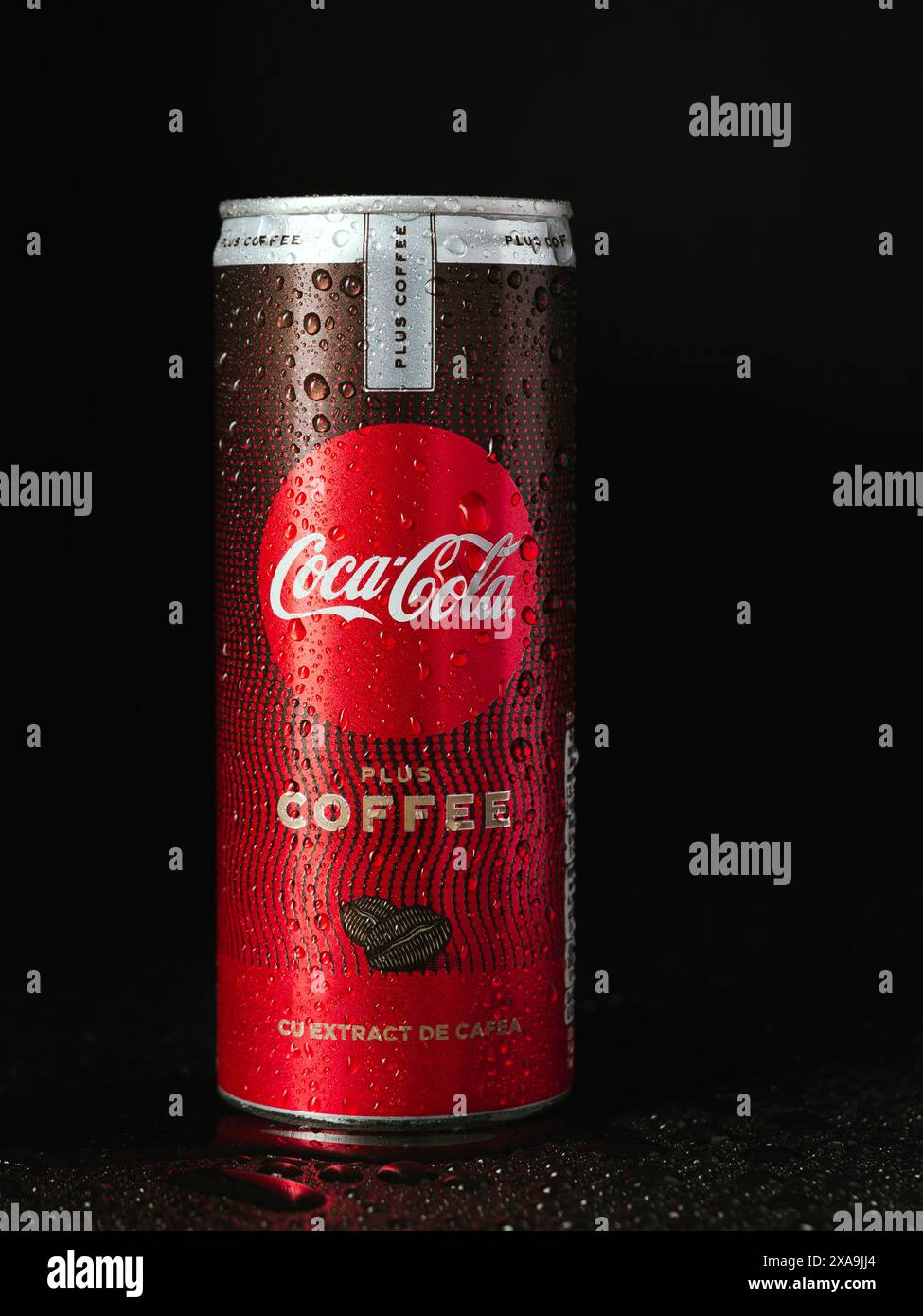 Kyiv, Ukraine - 19 May 2020. New soda Coca-Cola with coffee extract and ...