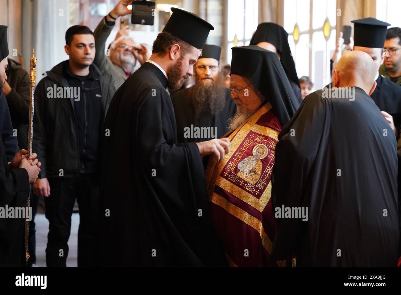 ISTANBUL, TURKEY - JANUARY 06, 2024: Celebration of Epiphany in ...