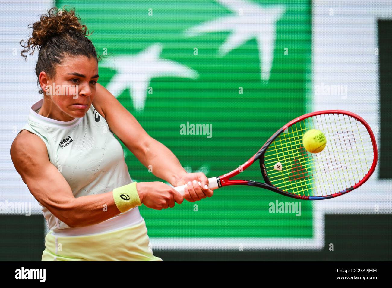 Jasmine PAOLINI of Italy during the eleventh day of Roland-Garros 2024 ...
