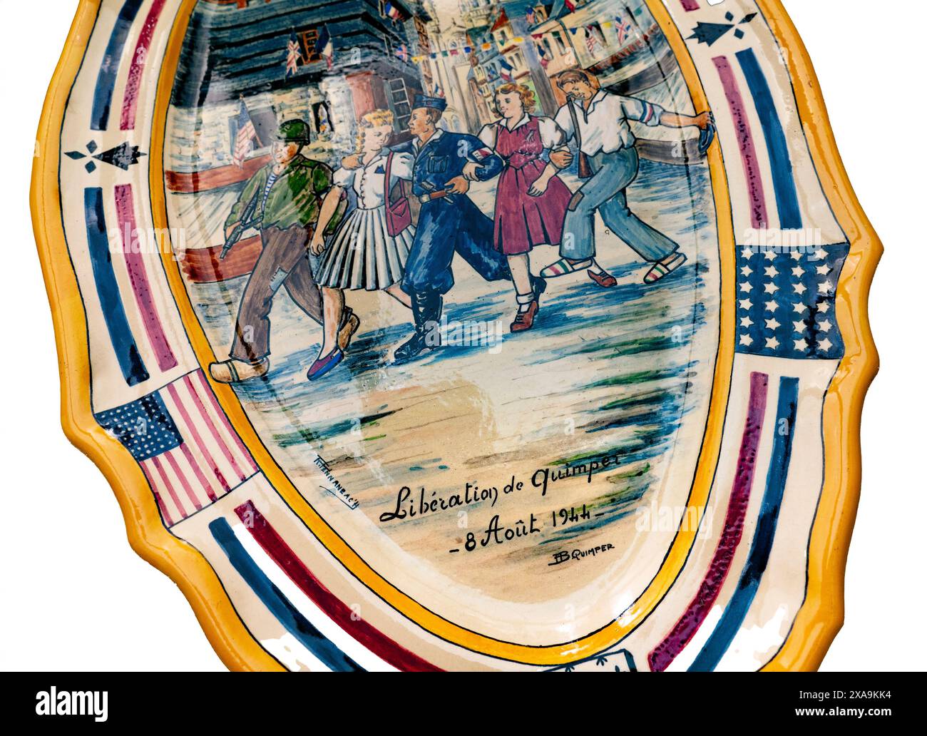 World war two liberation plate france hi-res stock photography and ...