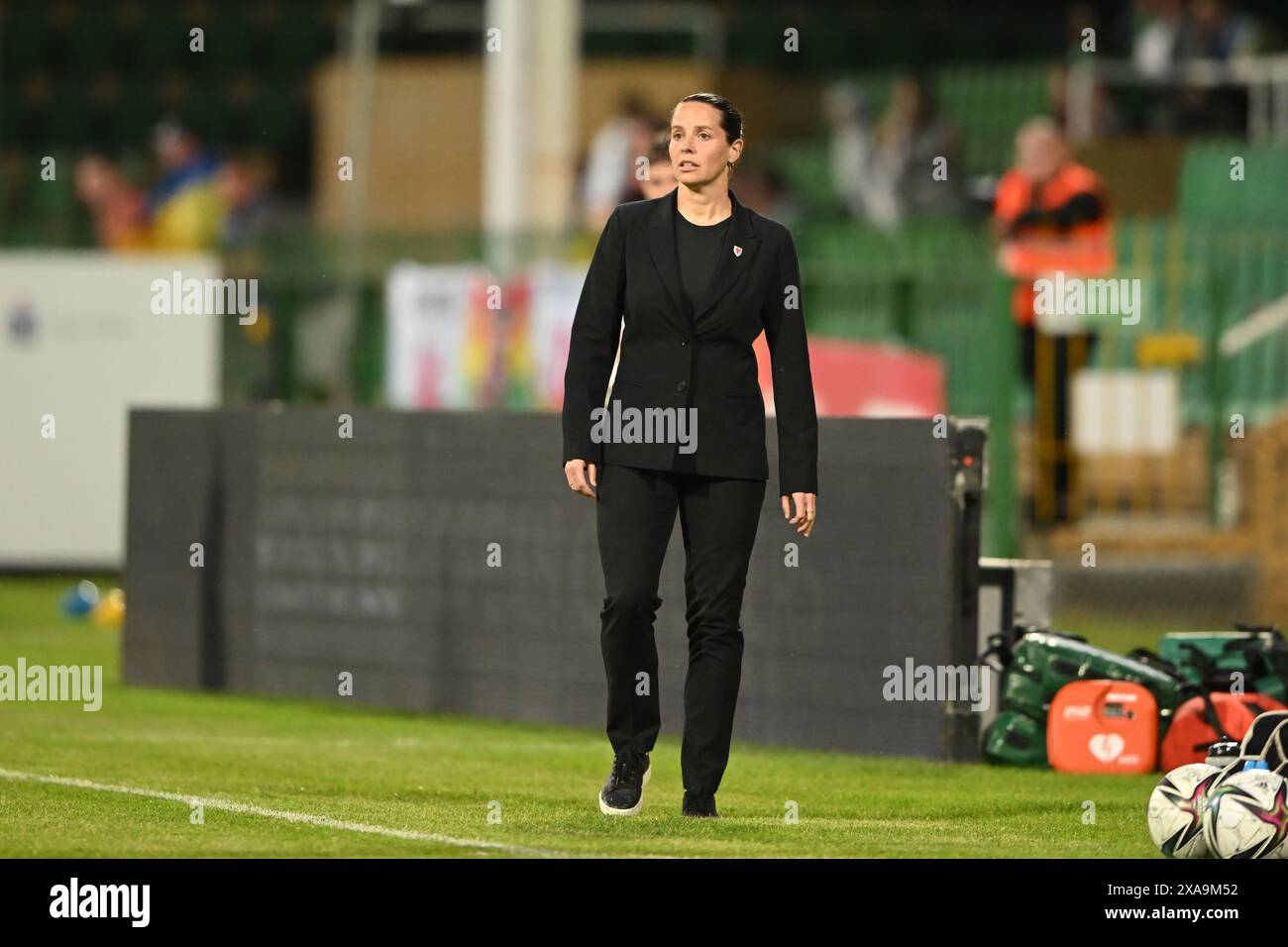 POZNAN, POLAND - 04 JUNE 2024: Wales Women's National Team Manager ...